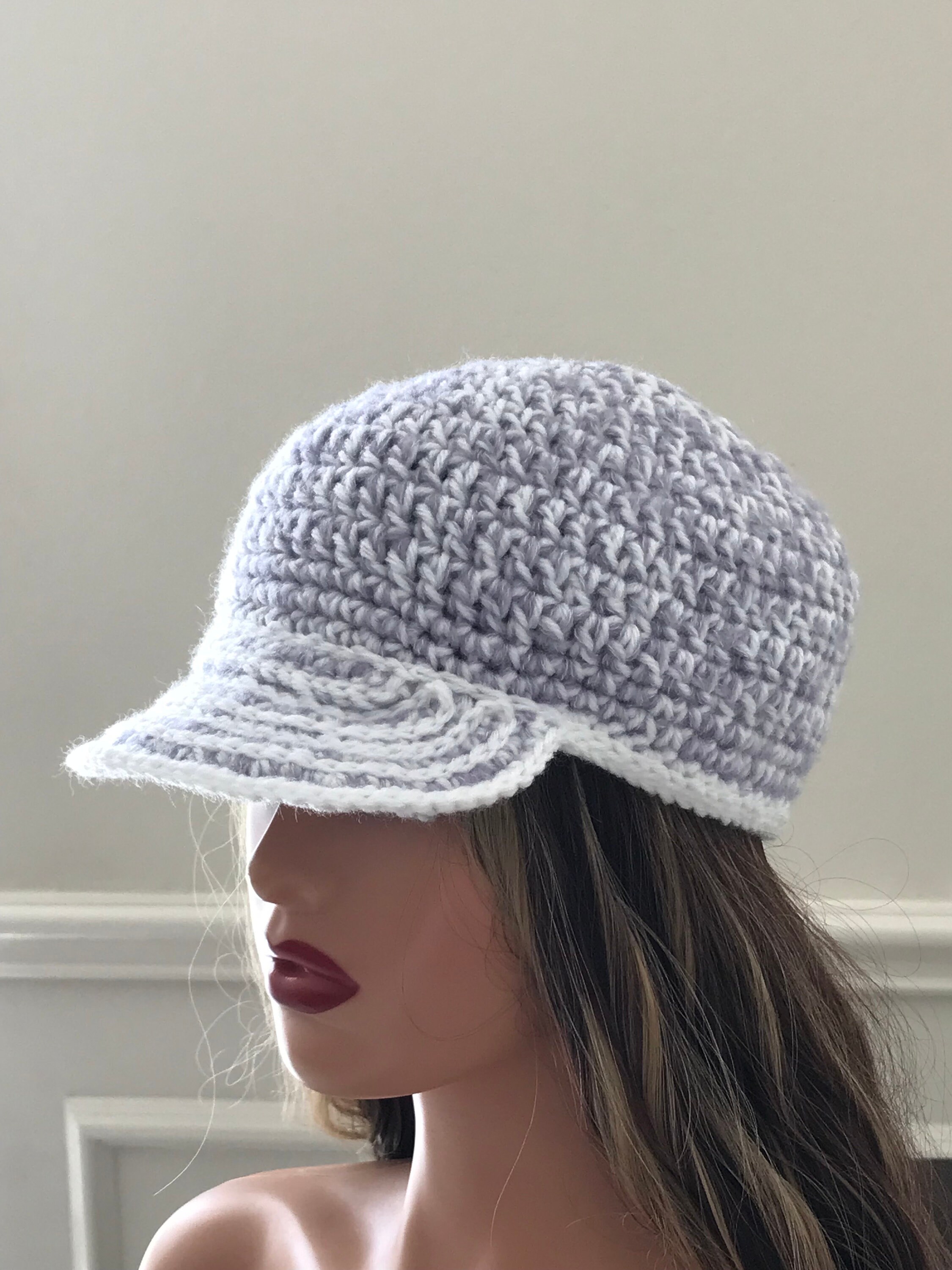 Chunky Crochet Baseball Cap , Crochet Baseball Hat , Crochet Baseball ...