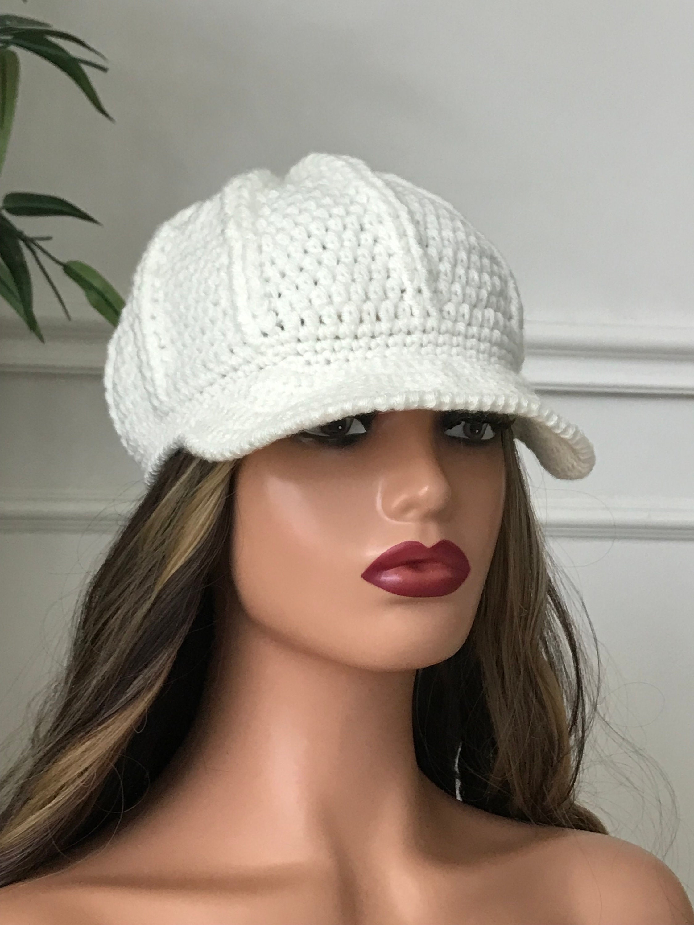 Chunky Crochet Baseball Cap , Crochet Baseball Hat , Crochet Baseball ...