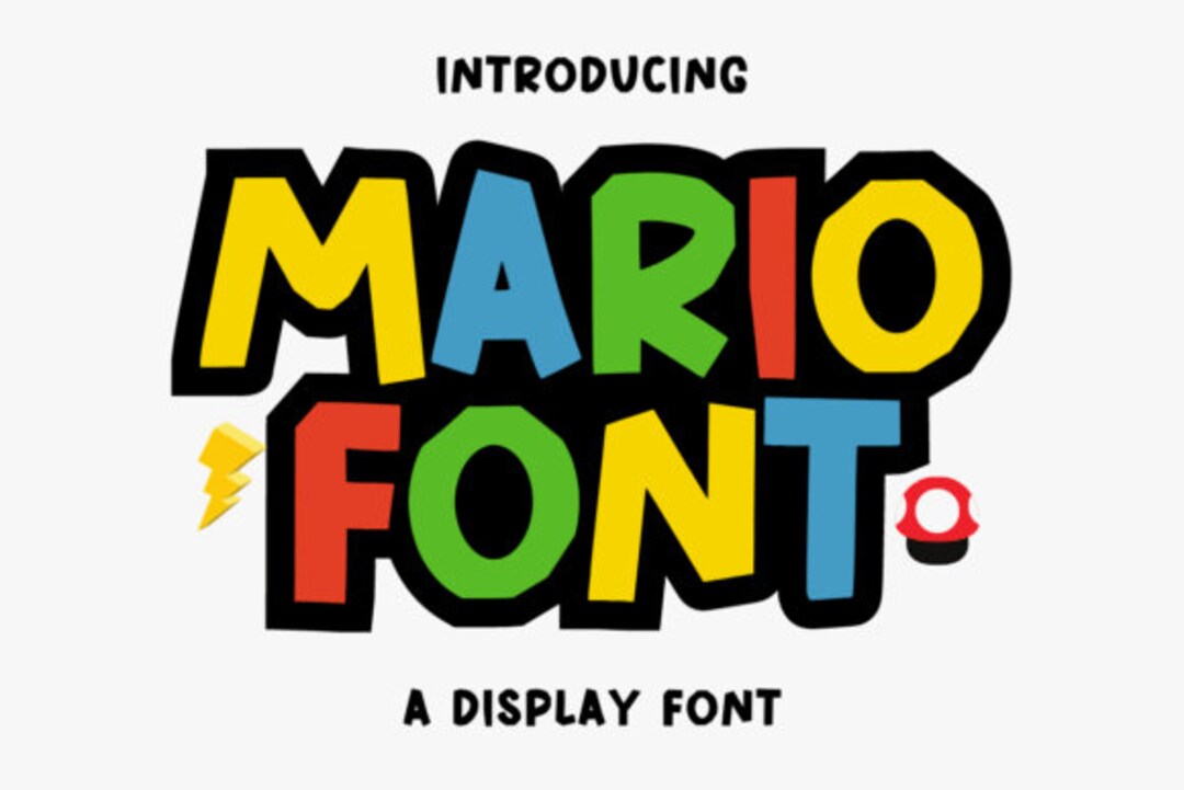 Super Mario Font, Mario Font, Super Mario Letters, Super Mario Font Svg ...