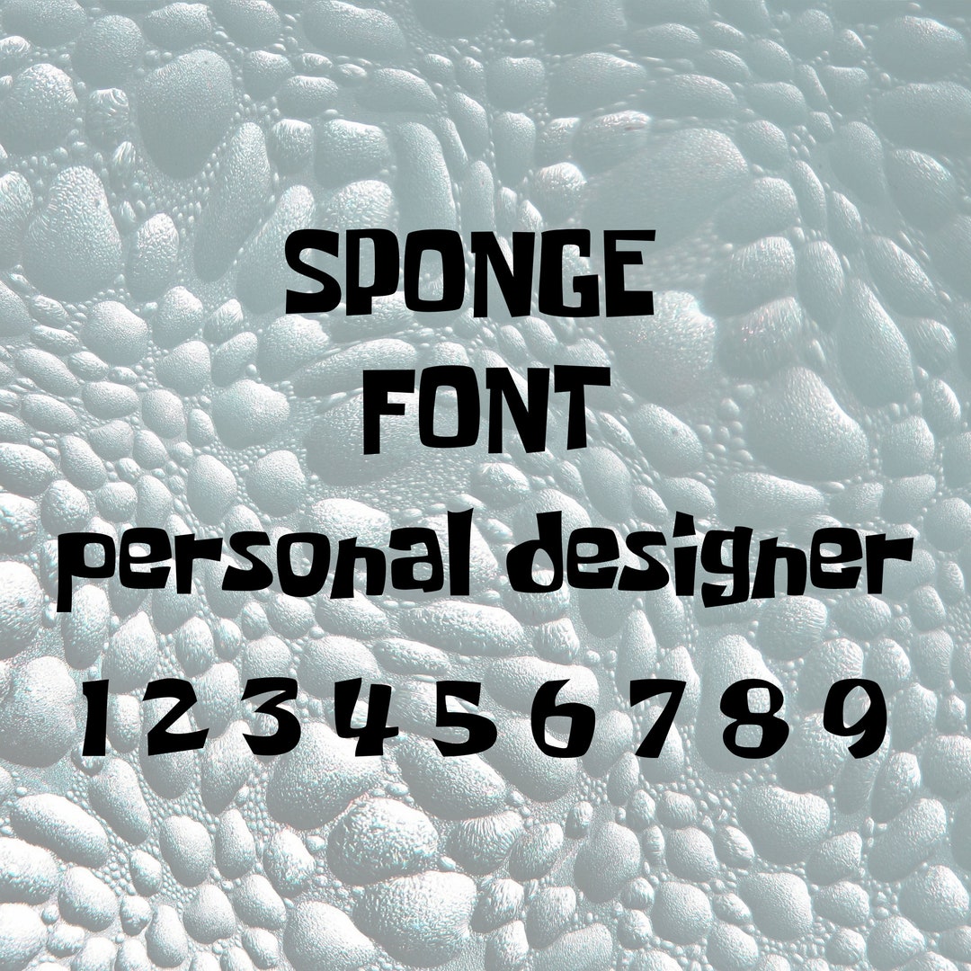 Spongebob Font Ttf, Sponge Font, Spongebob Letters, Spongebob Font Ttf ...