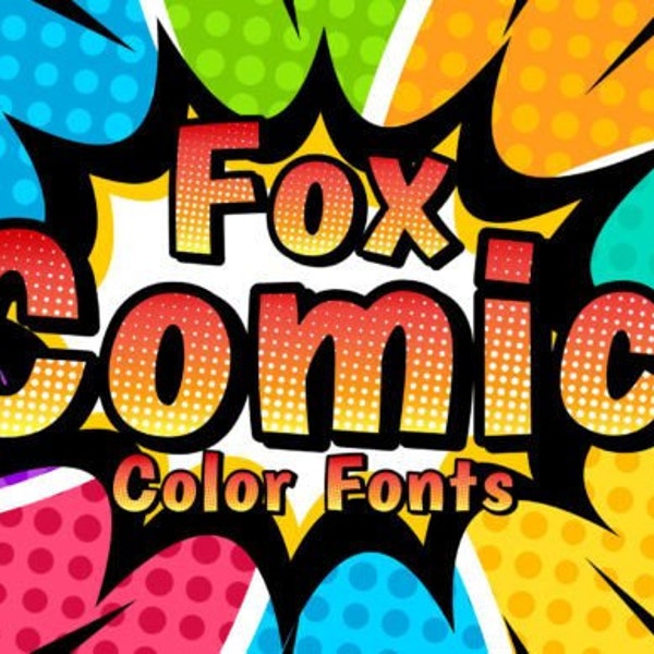 Comic Book Outline Font - Etsy