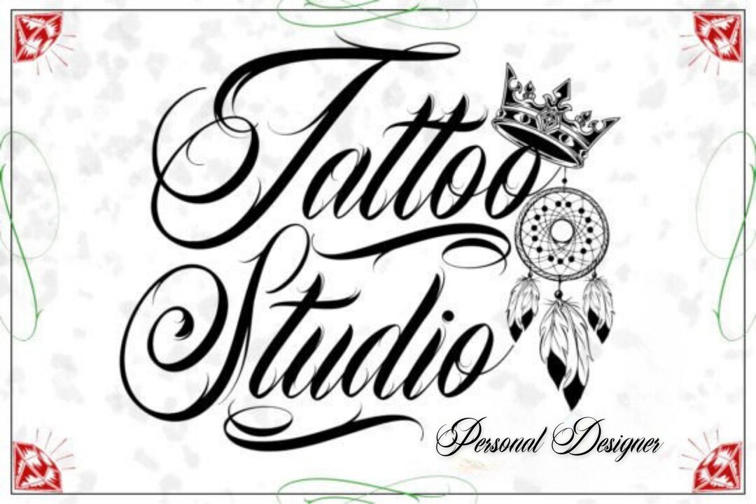 Tattoo Font, OTF TTF, Tattoo Font Design, Calligraphic Tattoo Fonts ...
