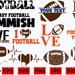 Football SVG Bundle L Funny Football SVG L Cut File L Cricut L Clip Art ...