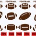 Football SVG Bundle L Funny Football SVG L Cut File L Cricut L Clip Art ...