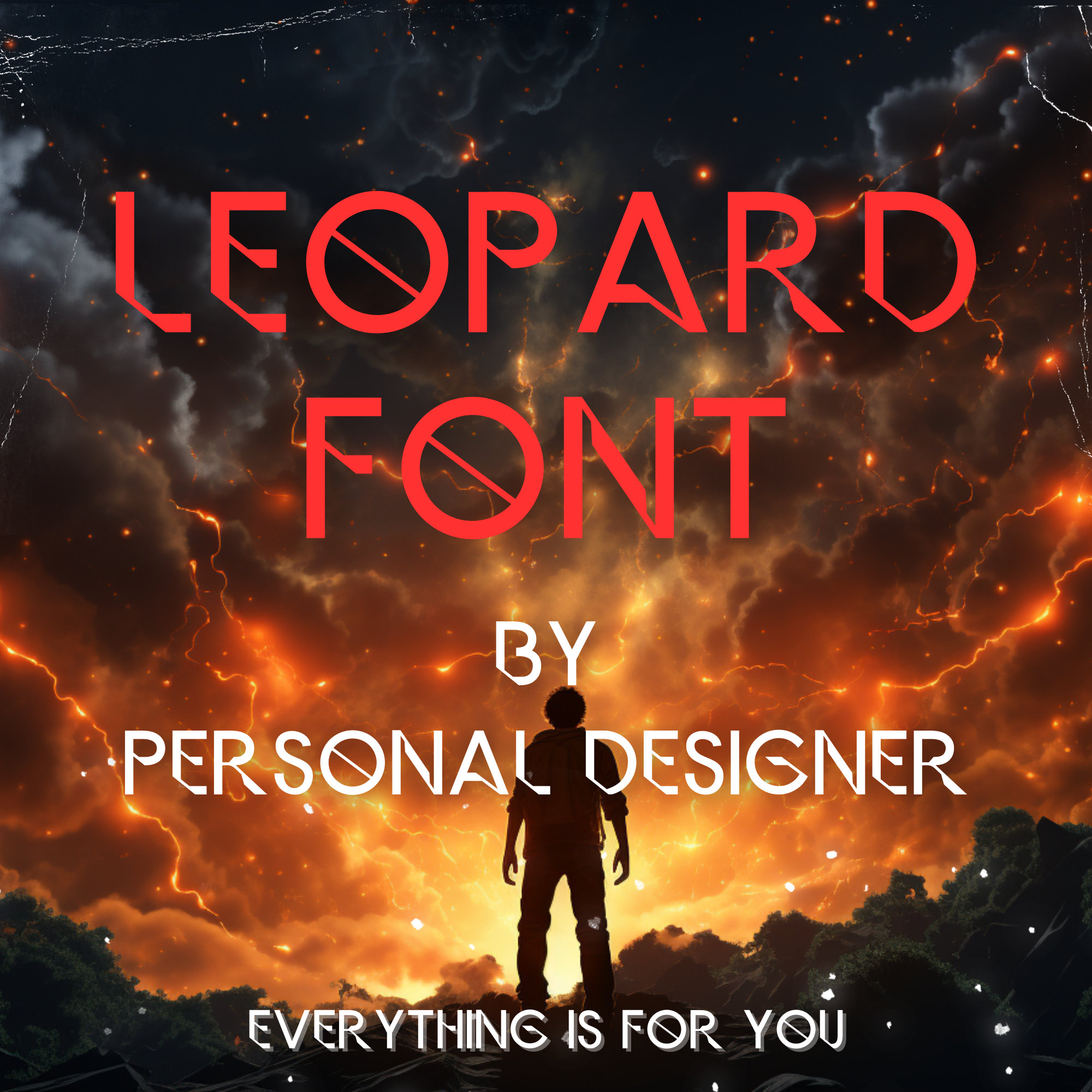 Leopard Font OTF TTF, Special Font, Cricut, Vintage Font, Black Metal ...