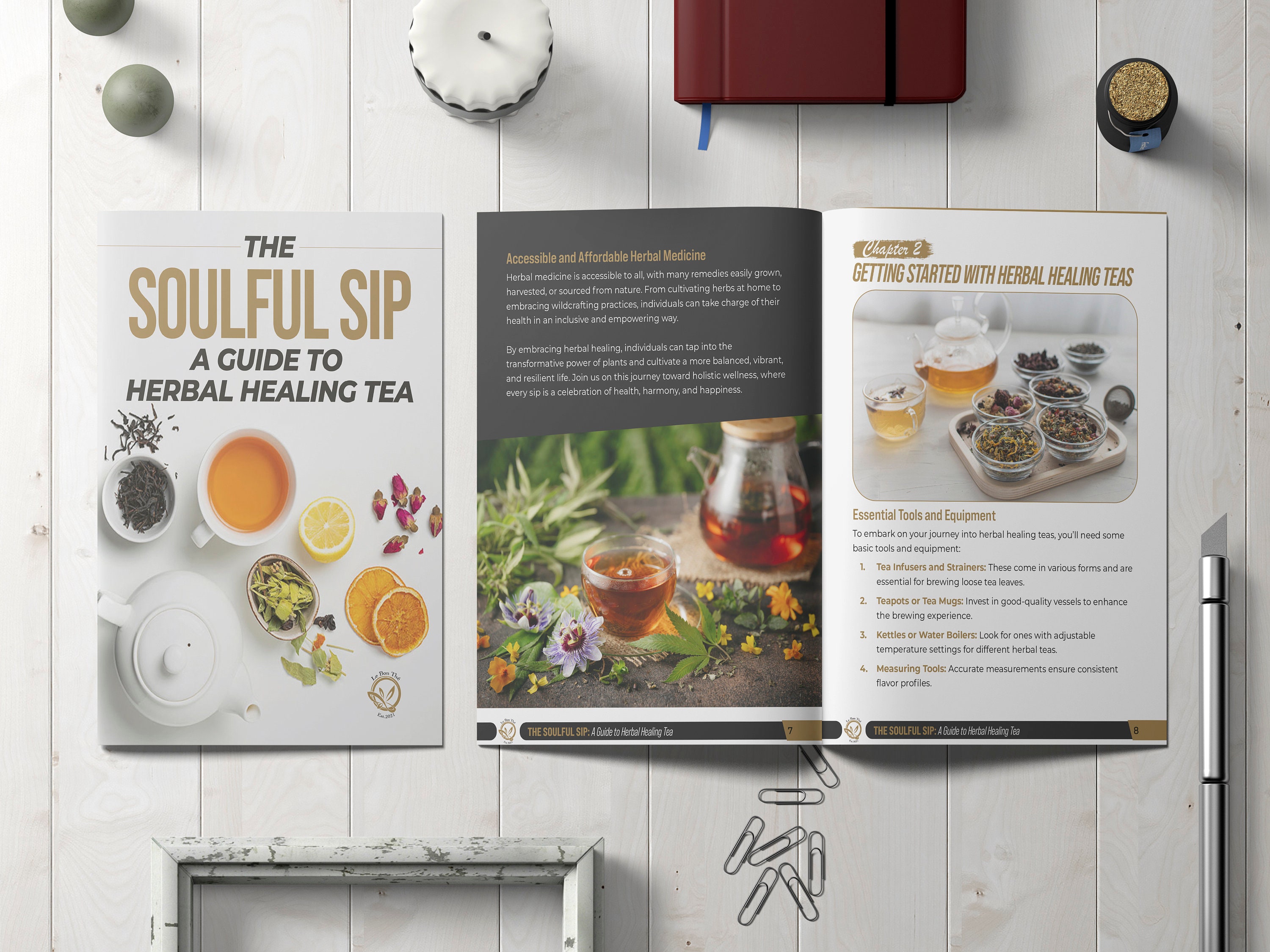 The Soulful Sip: A Guide to Herbal Healing Tea by Le Bon Thé - Etsy