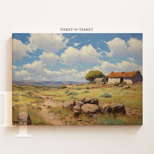 Prairie Landscape Paintings - Etsy