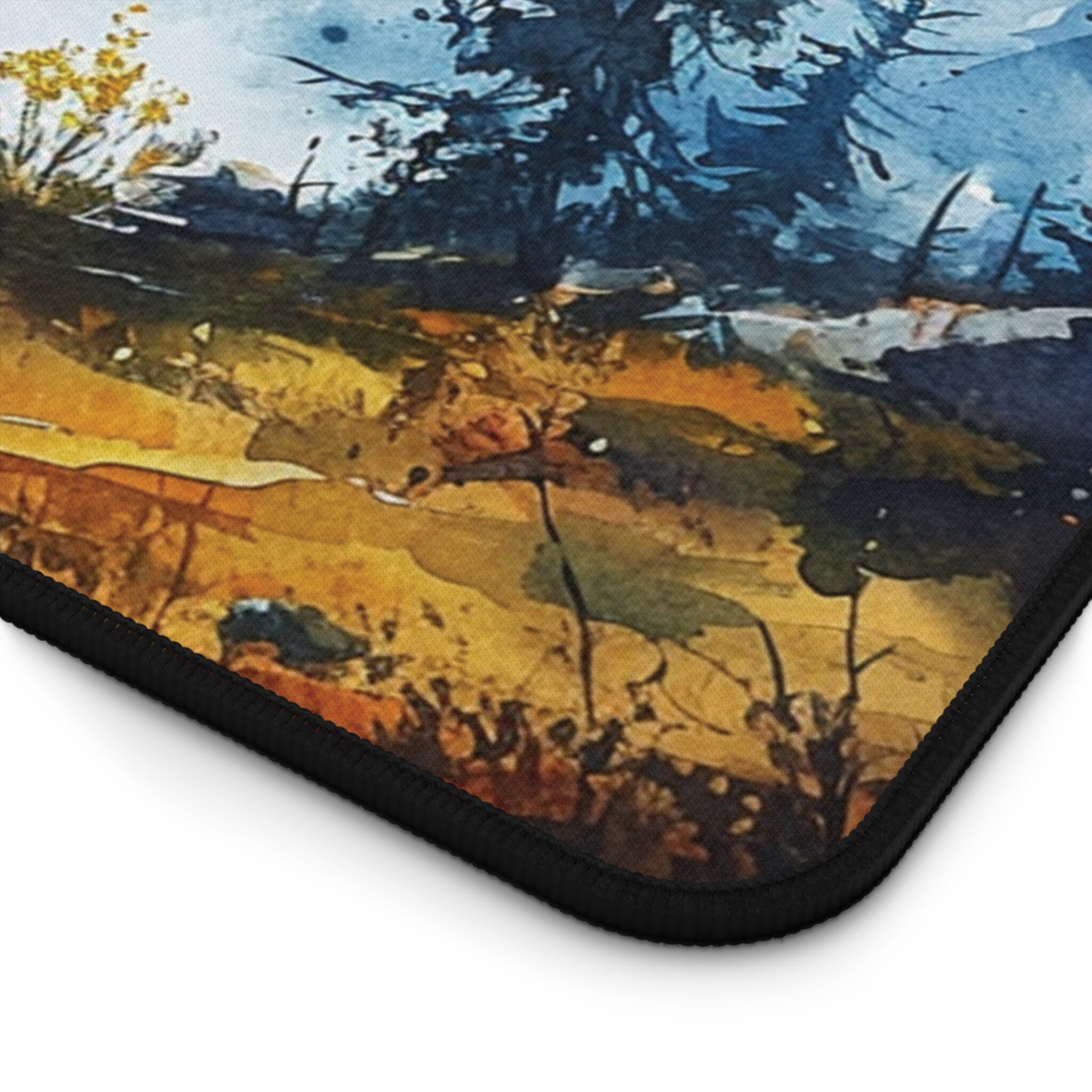 Bigfoot in the Mountains Desk Mat, Cryptidcore Mouse Pad, Yeti Deskpad ...