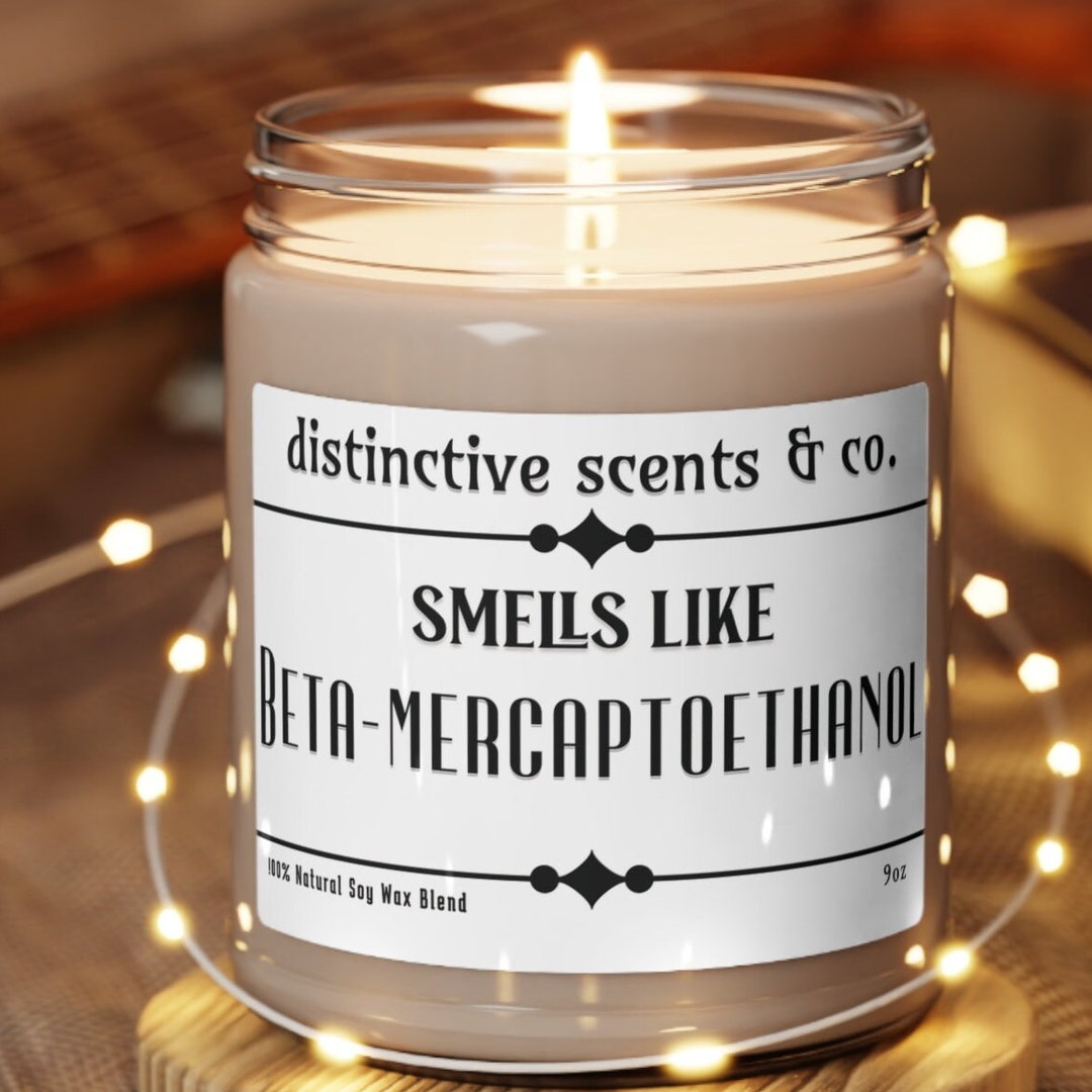 Funny Med School Candle, Smells Like Mercaptos, Adult Humor, Chemist ...