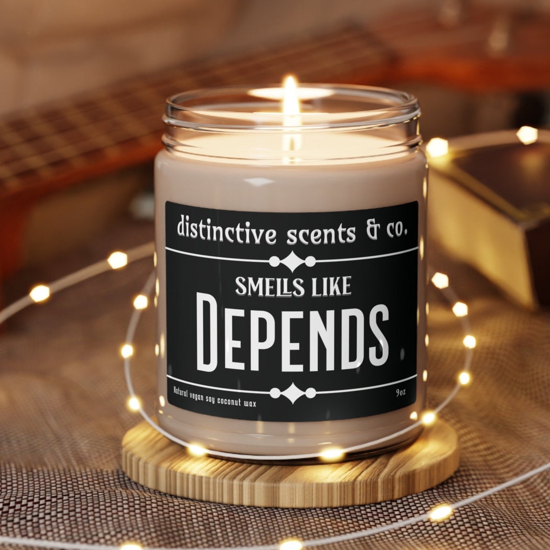 Depends Funny Nurse Candle, Smells Like Adult Diapers, Adult Humor ...