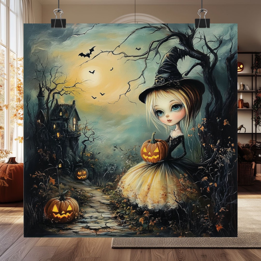 Spooky Poster, Witchy Wall Art, Halloween Poster, Halloween Gift ...