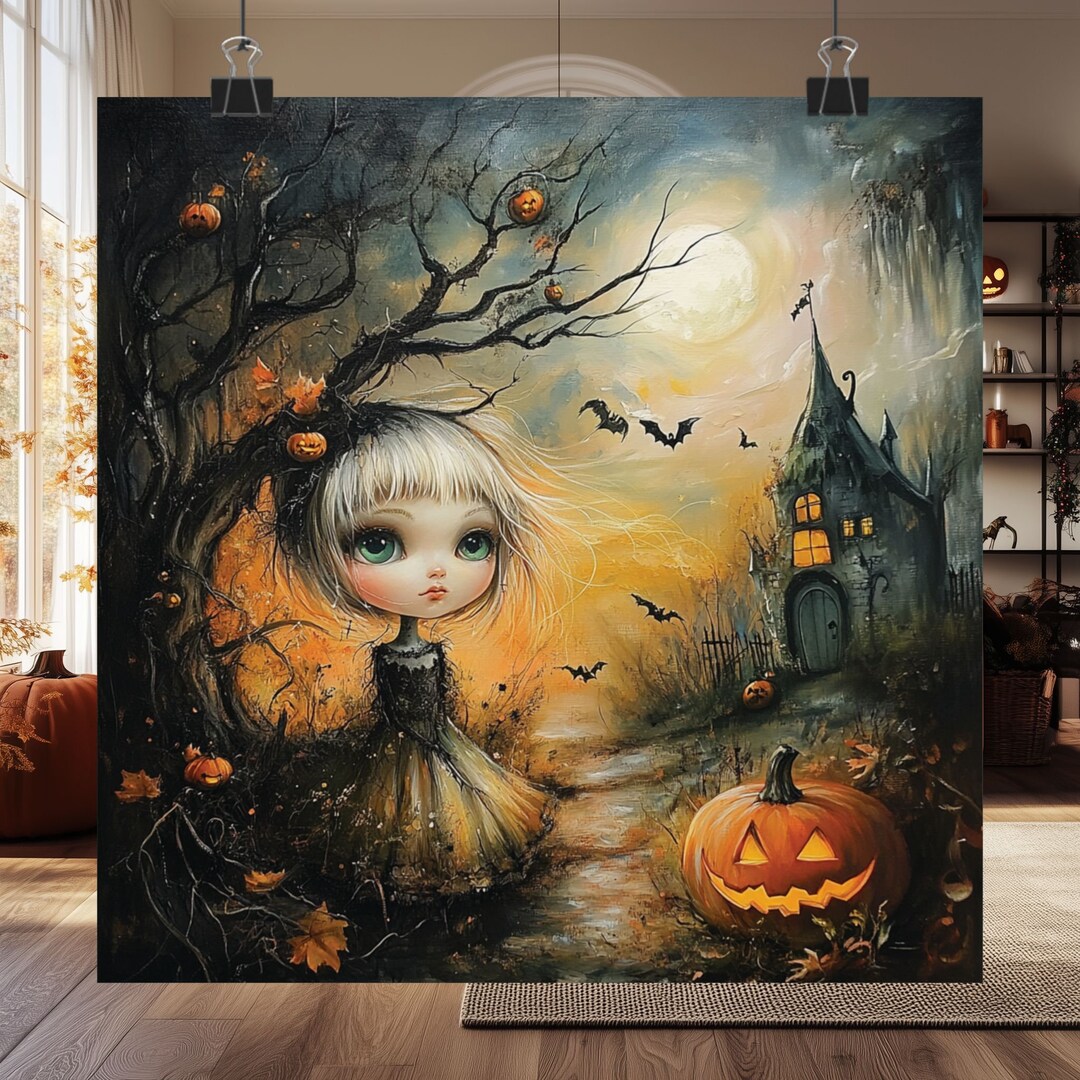 Halloween Print, Witchy Wall Art, Halloween Print, Halloween, Boho Art ...
