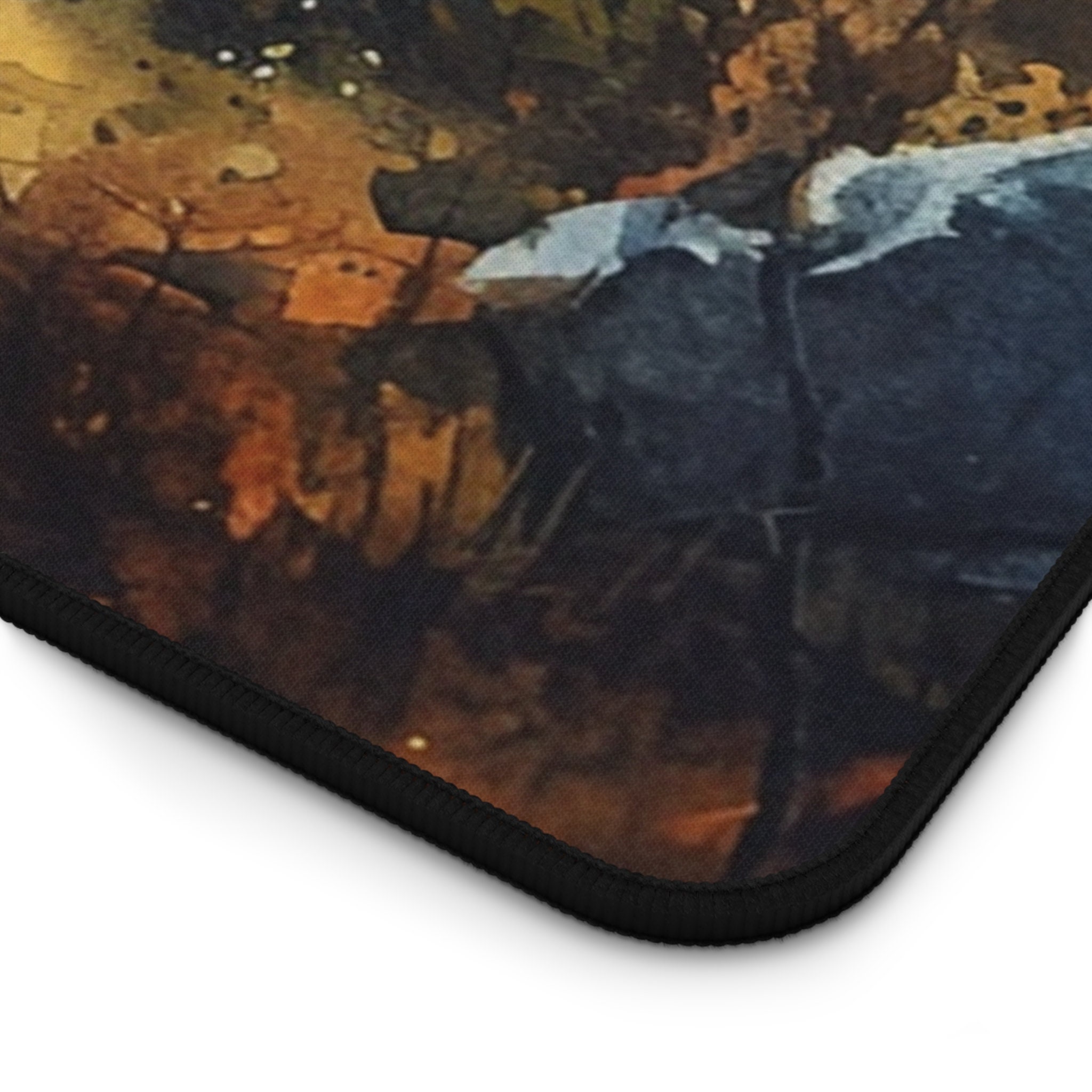 Bigfoot in the Mountains Desk Mat, Cryptidcore Mouse Pad, Yeti Deskpad ...