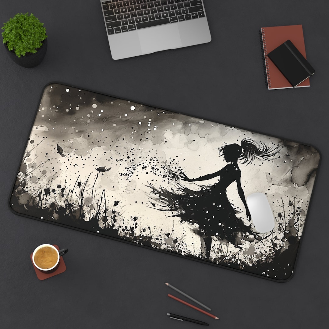 Fairy Dust Desk Mat Fairy Mouse Pad, Desk Pad Cute Magical Fairy ...