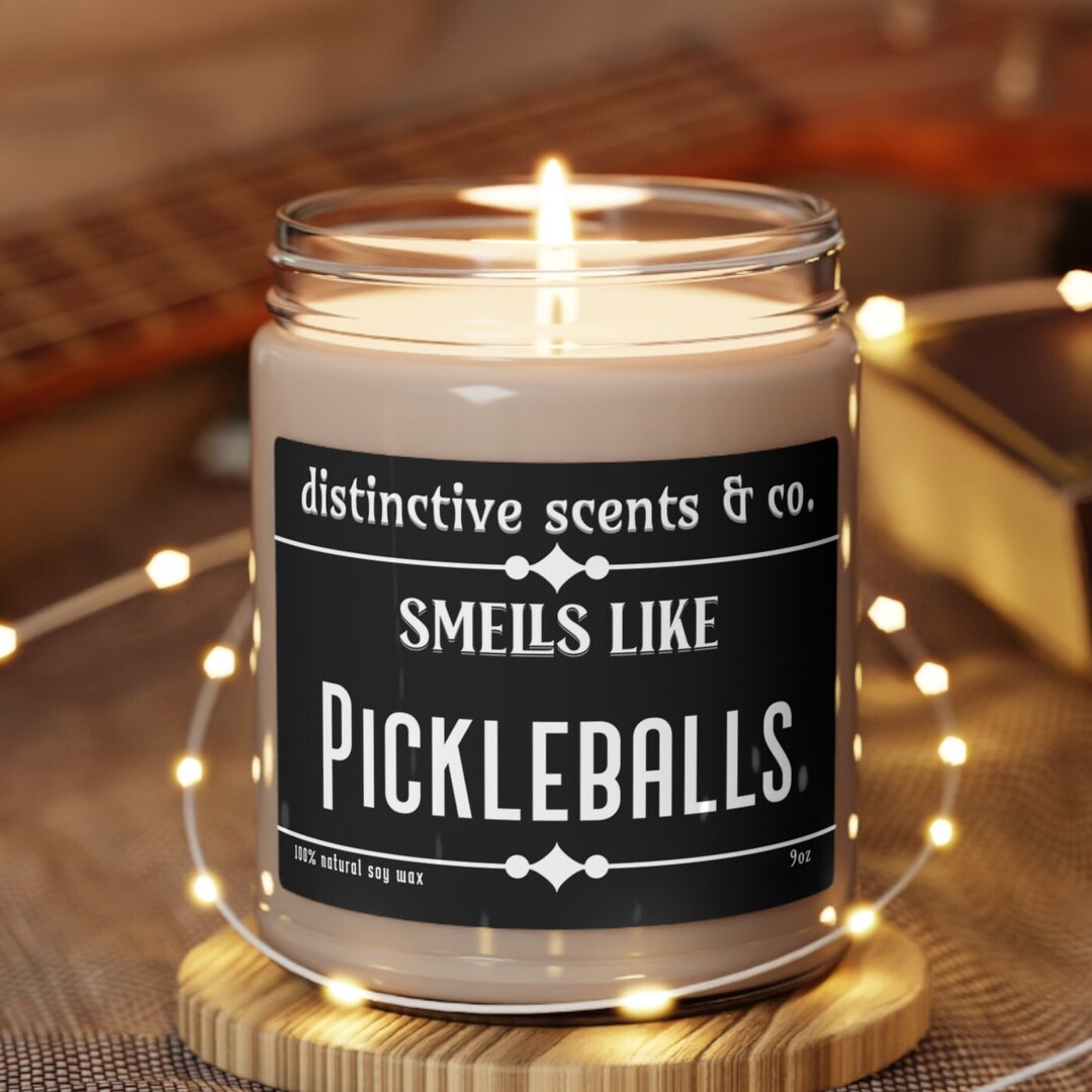 Pickleball Candle, Smells Like Pickleballs, Fun Best Friend Gift ...