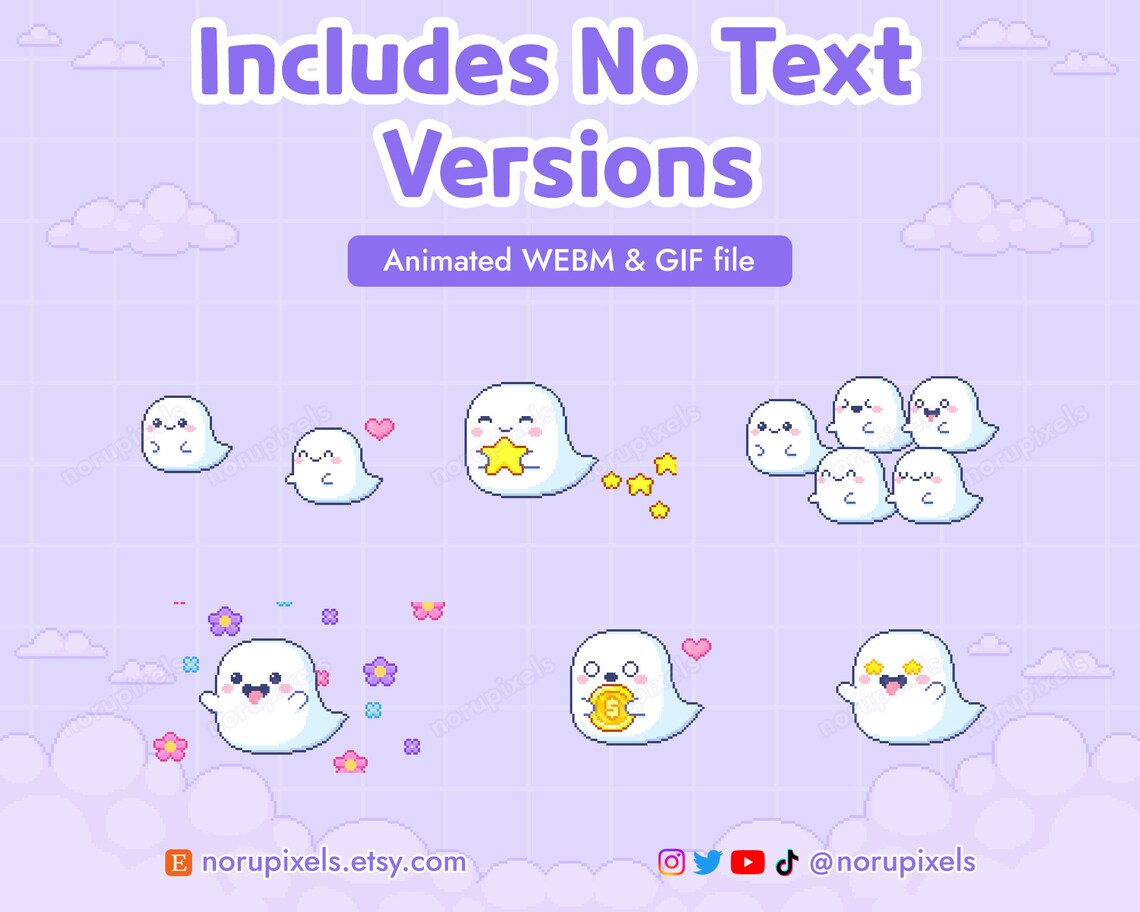 Animated Ghost Twitch Stream Alerts Pack Spooky Ghost Stream - Etsy Australia