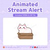 Christmas Gift Box With Frog Stream Alert Animated Gifted Sub Alert for ...