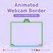 Cute Frog Webcam Border for Twitch Stream | Kawaii Frog Twitch Animated ...