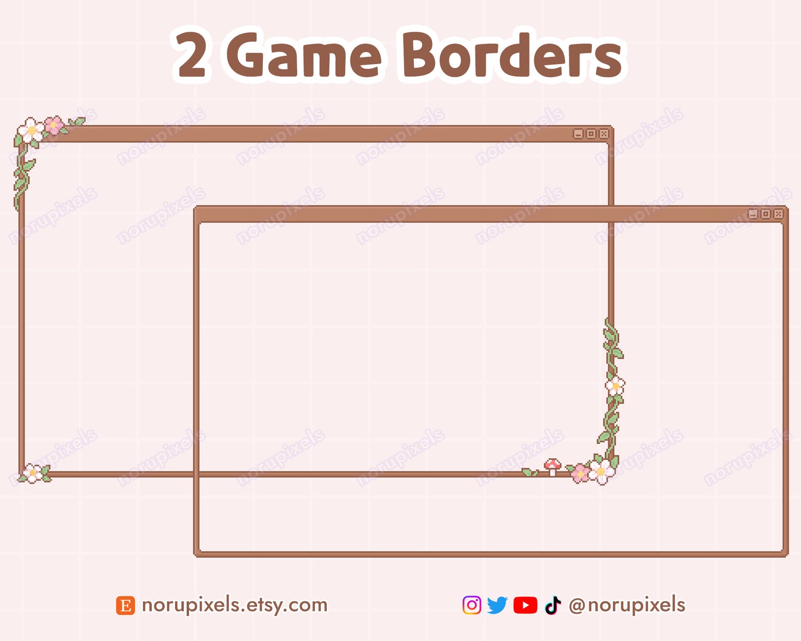 Cozy Forest Cottagecore Stream Overlay Set for Twitch | Wooden ...