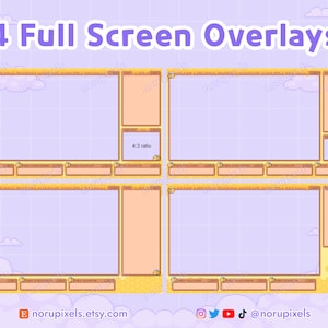 Bee Twitch Stream Overlay Package | Honey Bee Animated Stream Screens ...