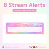 Love Pink Animated Stream Alerts for Twitch Kawaii Valentines Stream ...