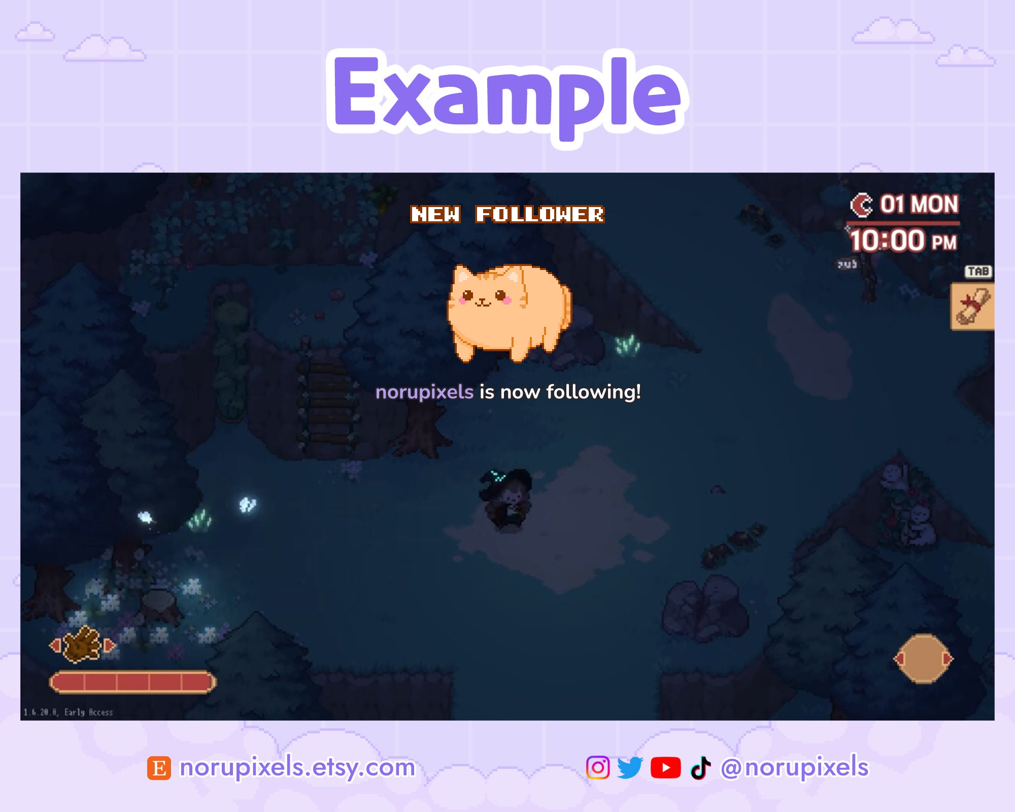 Orange Cat Twitch Stream Alerts Pack | Orange Tabby Cat Stream Alerts ...