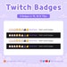 Egg to Chicken Twitch Sub Badges | Chicken Egg Bit Badges | Cute Egg ...