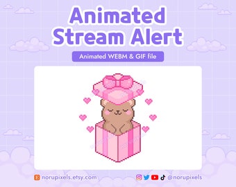 Panda Gifted Sub Stream Alert Animated Gifted Sub Alert for Twitch ...