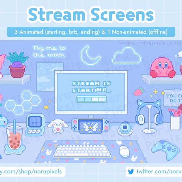 Twitch Overlay Stream Setup - Etsy