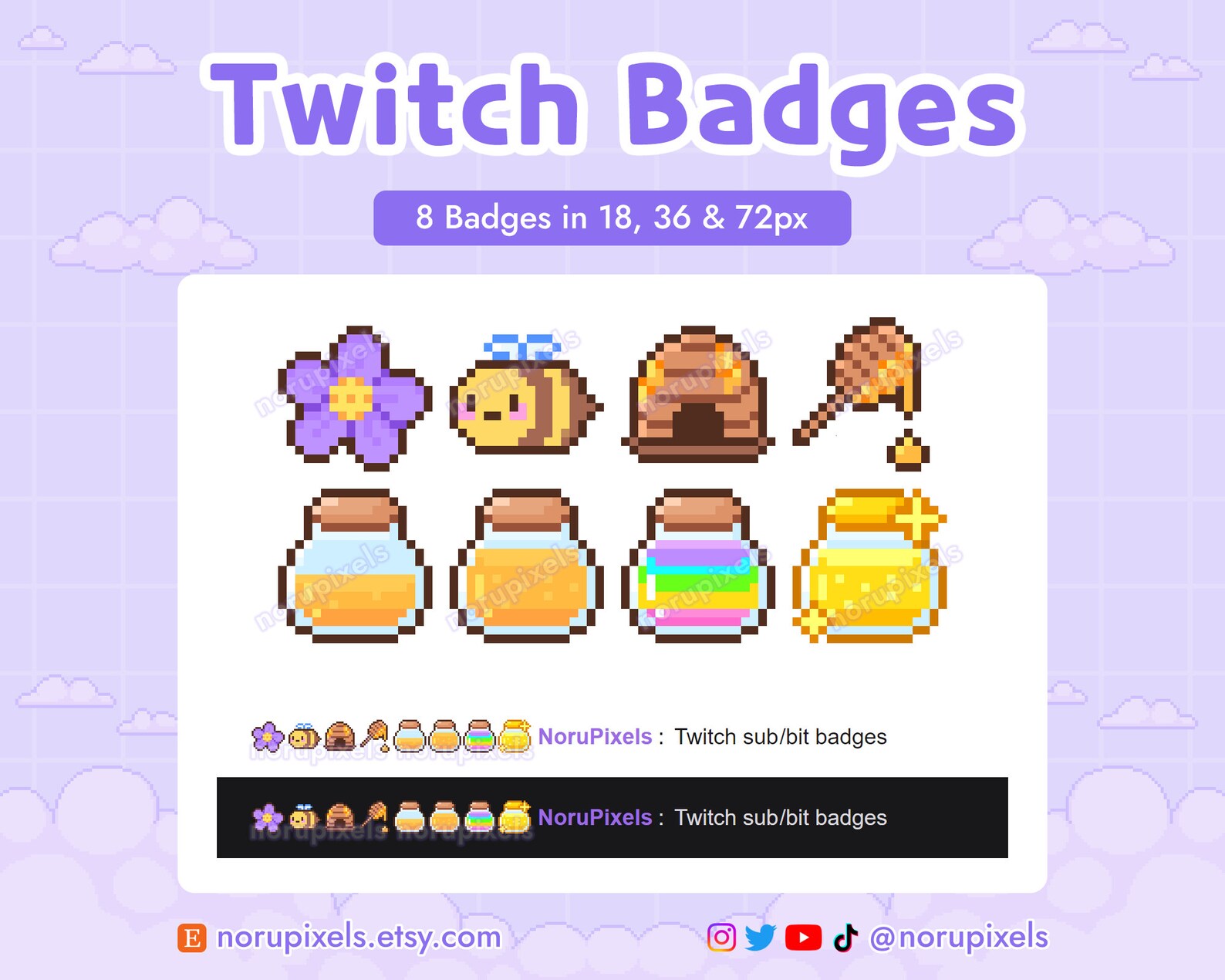 Bee Twitch Stream Overlay Package | Honey Bee Animated Stream Screens ...