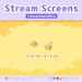 Bee Twitch Stream Overlay Package | Honey Bee Animated Stream Screens ...