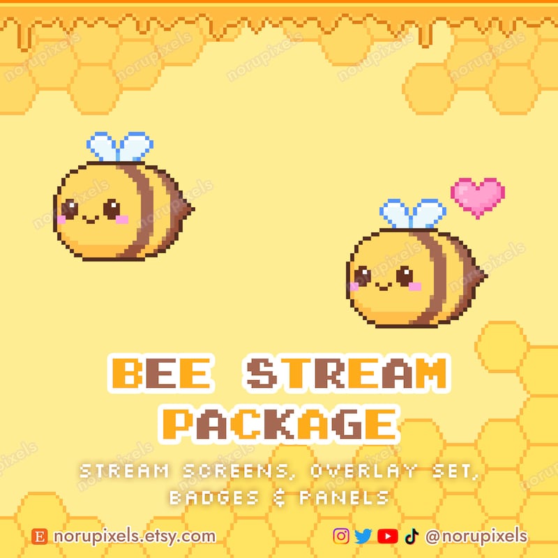 Bee Streamer Package - Etsy
