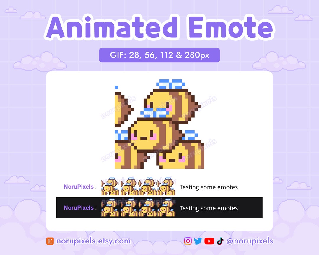 Animated Bee Raid Emote for Twitch Stream | Bee Raid Twitch Emote - Etsy
