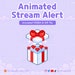 Love Pink Animated Stream Alerts for Twitch Kawaii Valentines Stream ...