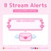Animated Twitch Stream Alerts Cute Y2K Aesthetic Pixel Window Popup New ...
