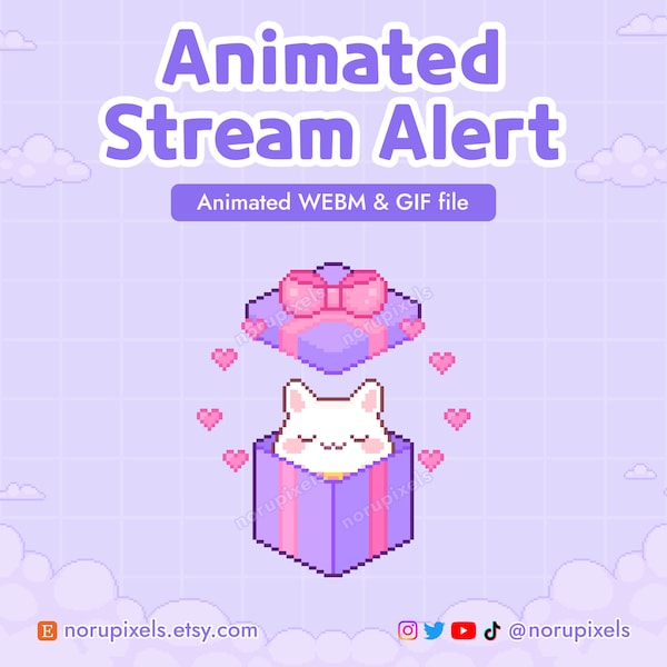 Animated Gifted Sub Overlay - 60+ Gift Ideas for 2024