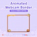 Cute Bee Webcam Border for Twitch Stream | Kawaii Bee Twitch Animated ...