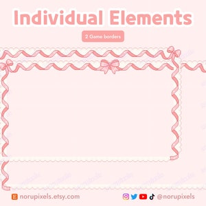 Coquette Twitch Stream Overlay Package | Coquette Aesthetic Stream ...