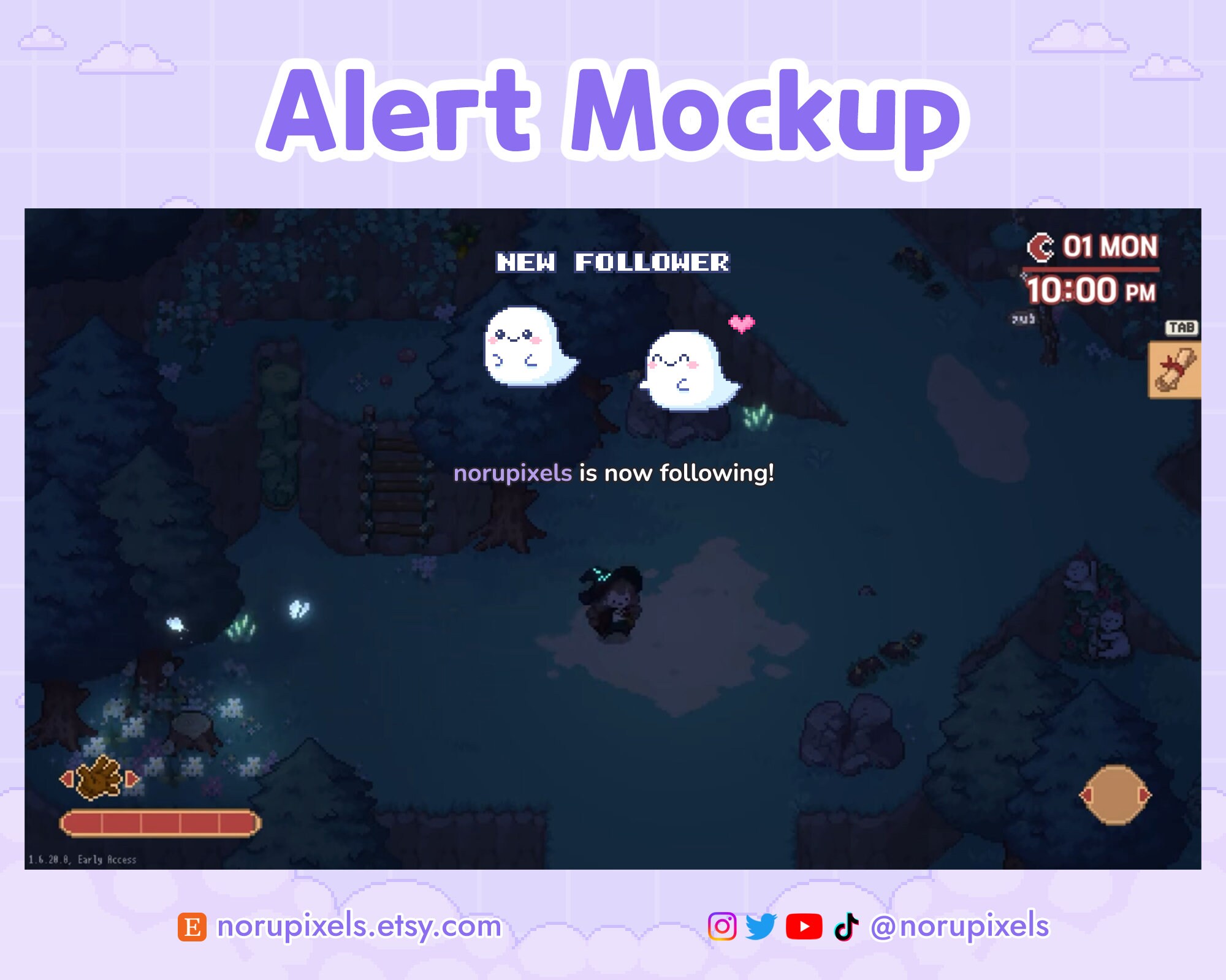 Animated Ghost Twitch Stream Alerts Pack | Spooky Ghost Stream Alert ...