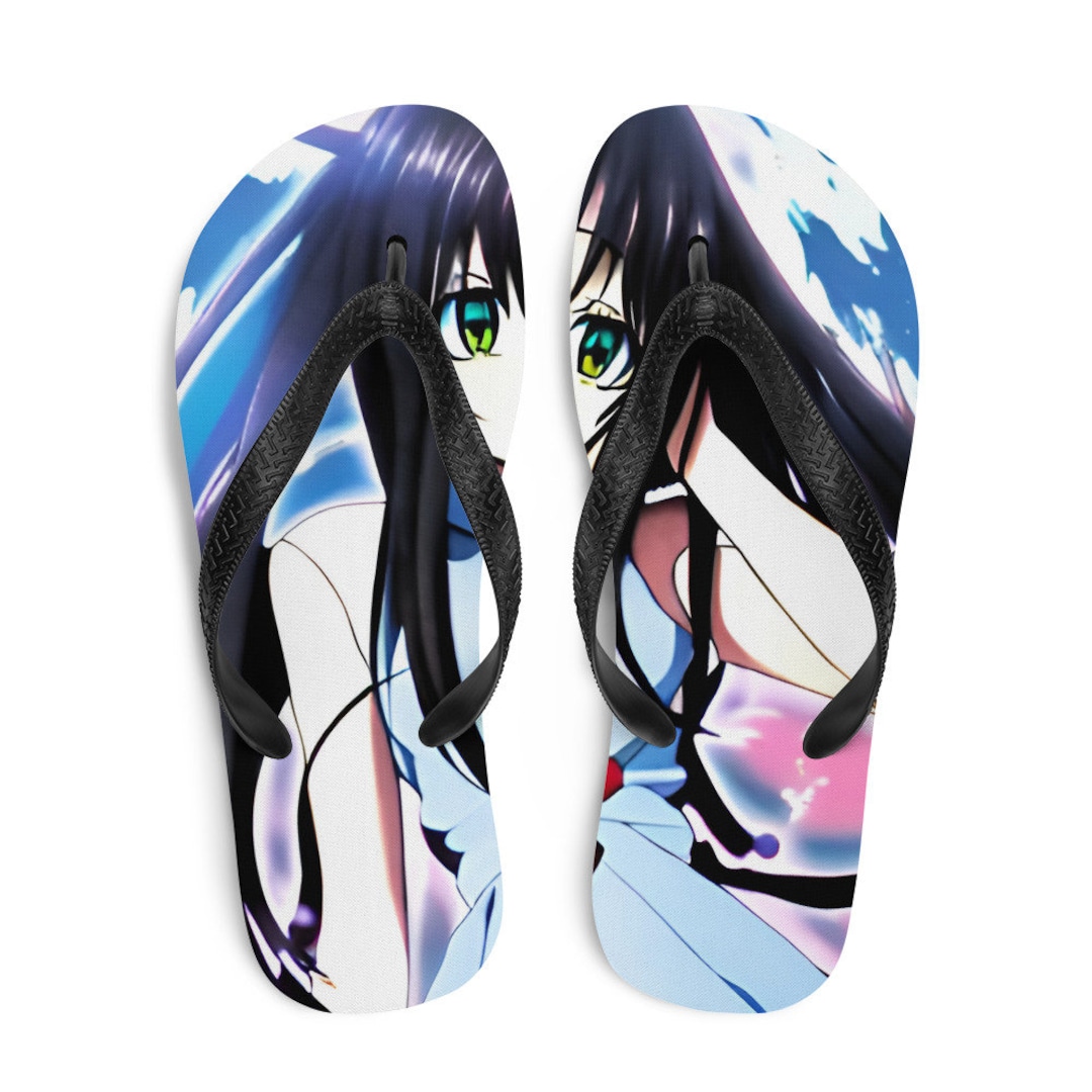 Risqué Anime Flip-flops - Etsy