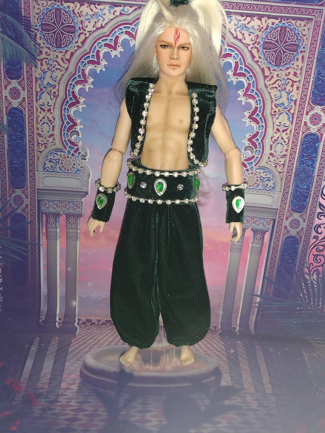Handmade 12 Male Fashion Doll Arabian Prince Outfit - Etsy