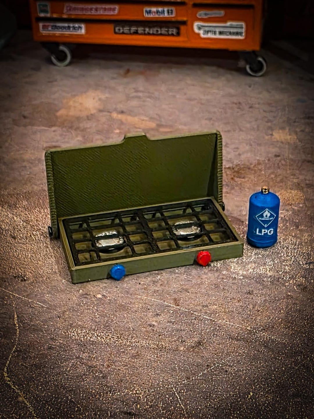 1/10 Scale Camping Stove BBQ- Miniature for RC Crawler, Axial SCX10 ...