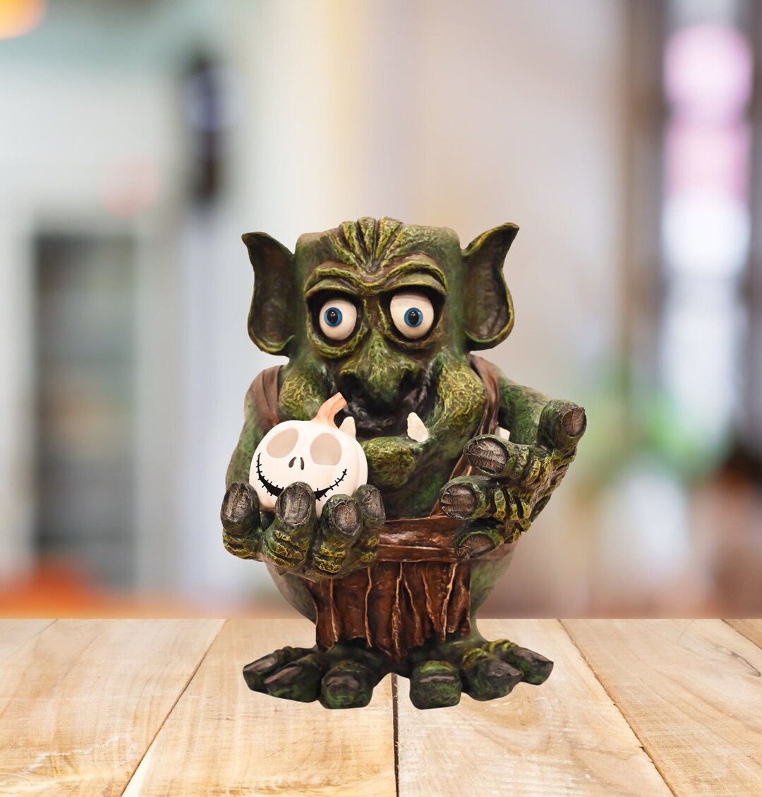 Halloween Paper Mache Troll Monster Sculpture - Etsy