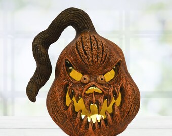 Halloween Paper Mache Jack O Lantern - Etsy