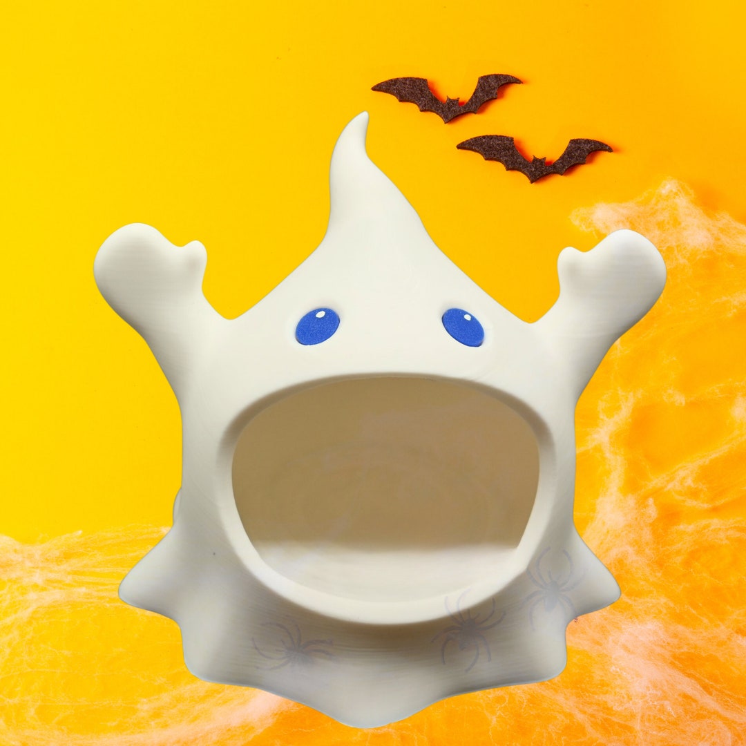 Halloween Glutton Ghost 3d-printed Candy Bowl: A Spooky Halloween Decor ...