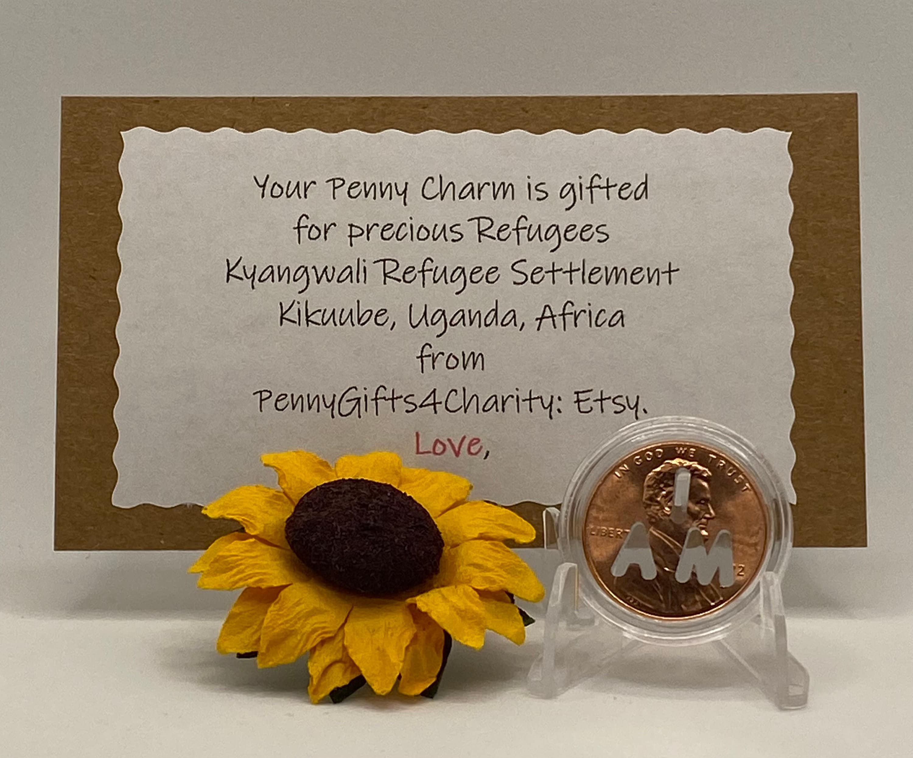 CHARITY Penny Cut Out I AM Cutout Penny Charm Unique Keepsake Penny ...