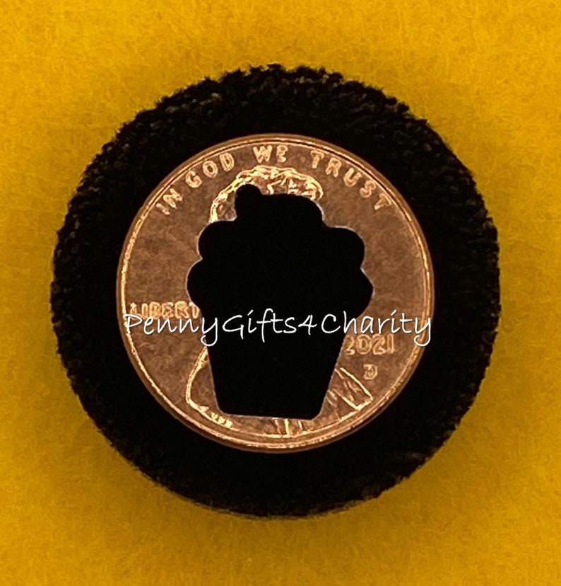 CHARITY 25 Penny Cut Out CUPCAKE Penny Keepsake Birthday Party - Etsy