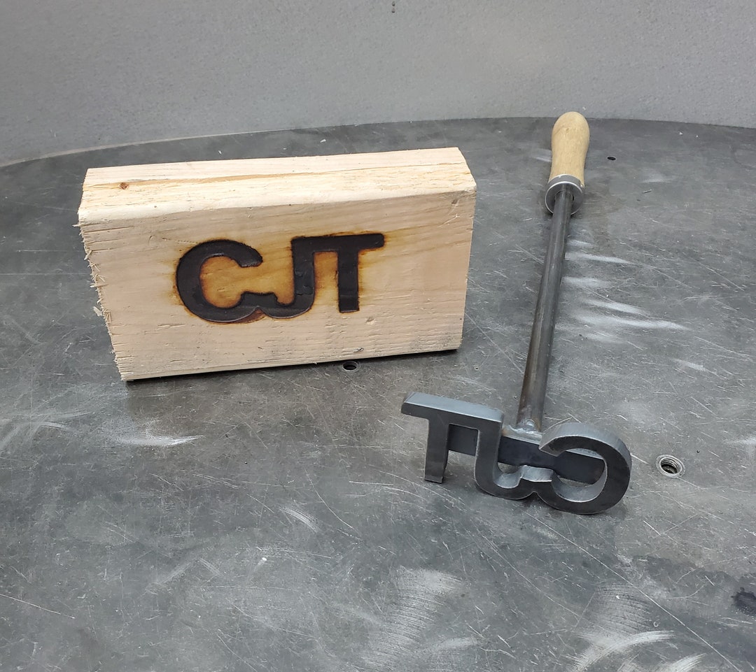 Custom Branding Iron 1-3/8" Tall Letters - Etsy