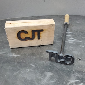 Custom Branding Iron 2" Tall Letters - Etsy
