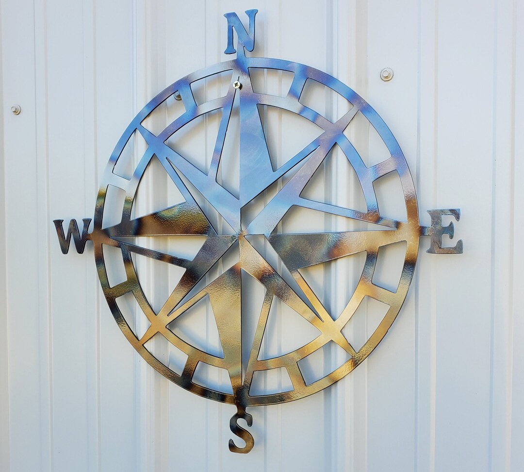 Nautical Compass Wall Art - Etsy